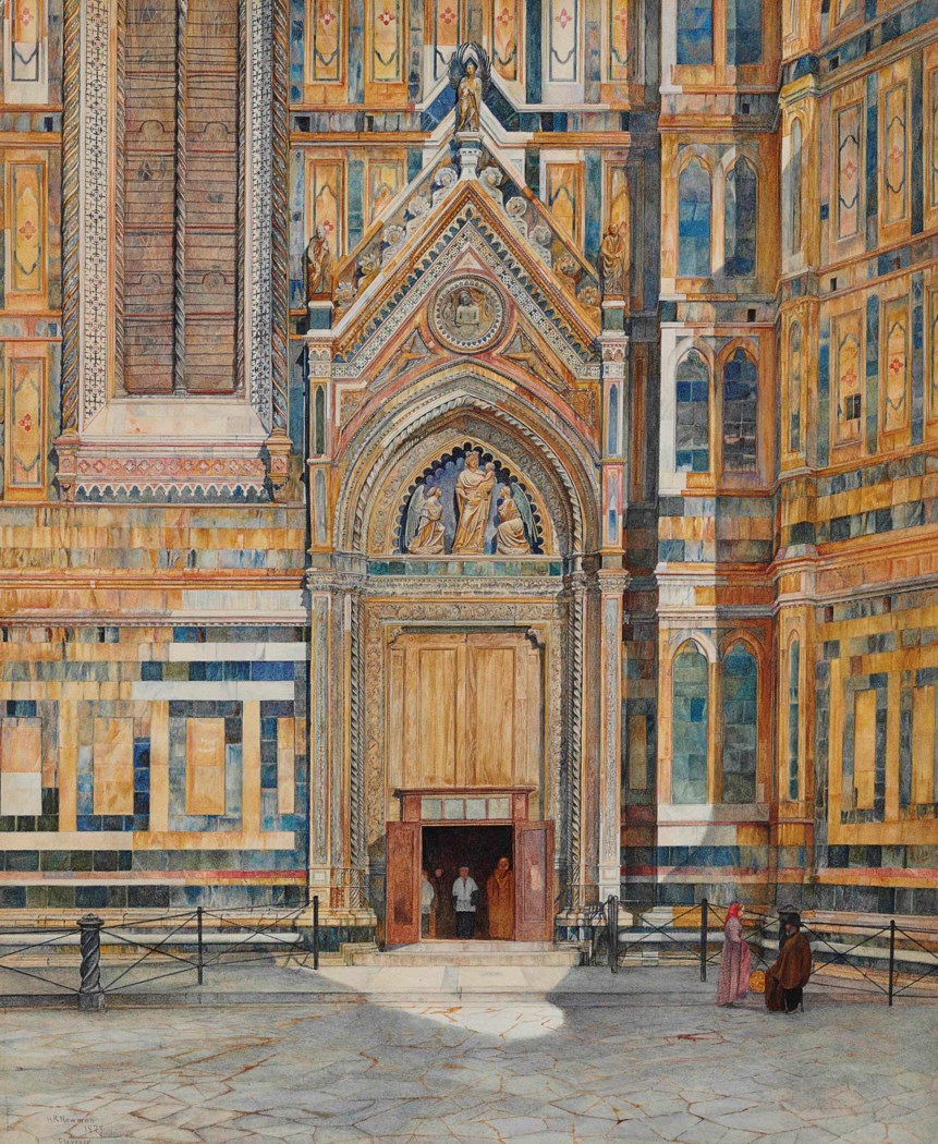 Henry Roderick Newman (1843-1917) , Porta dei Canonici, Duomo, Florence ...