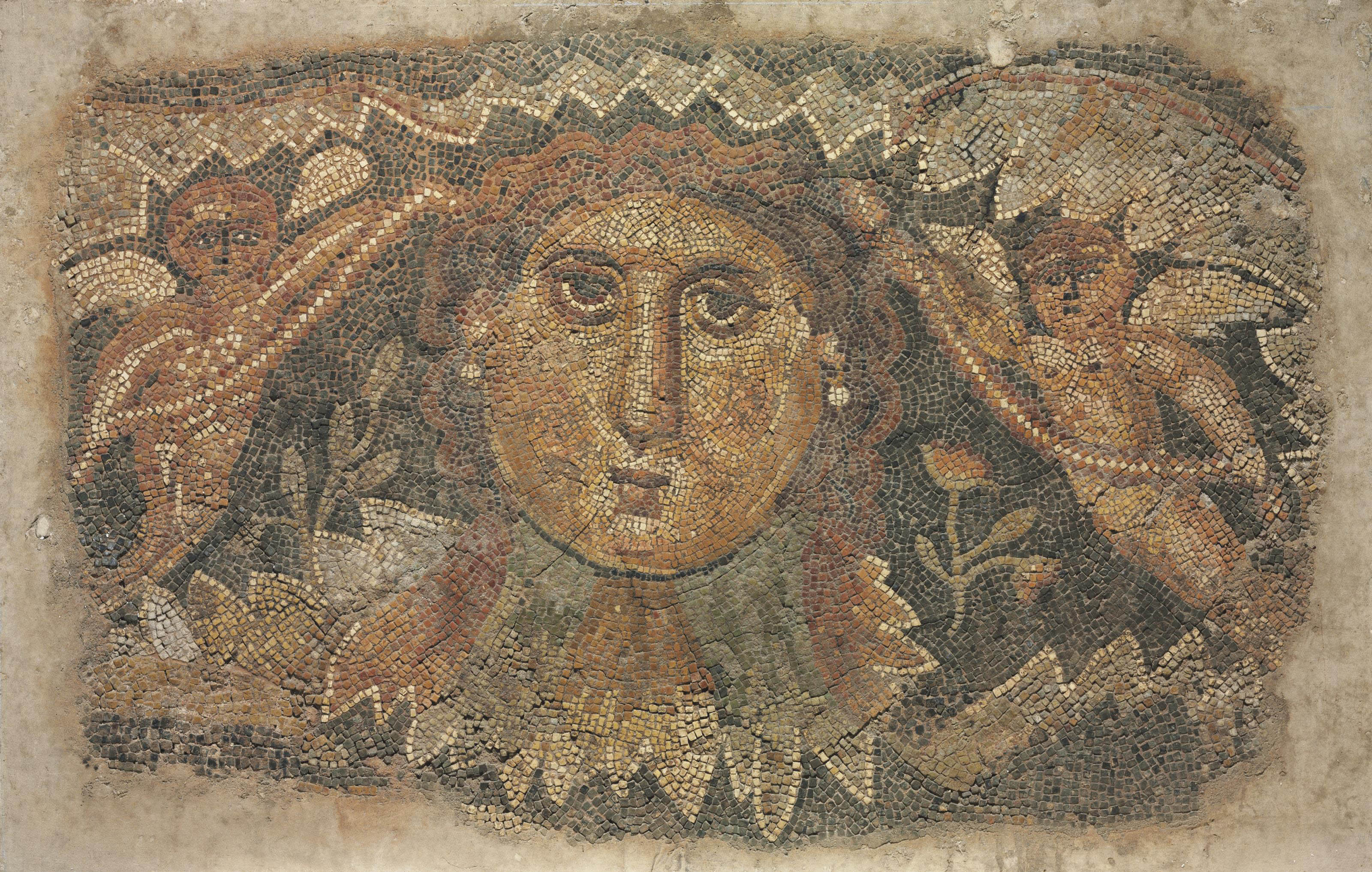 A LATE ROMAN MOSAIC PANEL , CIRCA 4TH-5TH CENTURY A.D. | Christie's