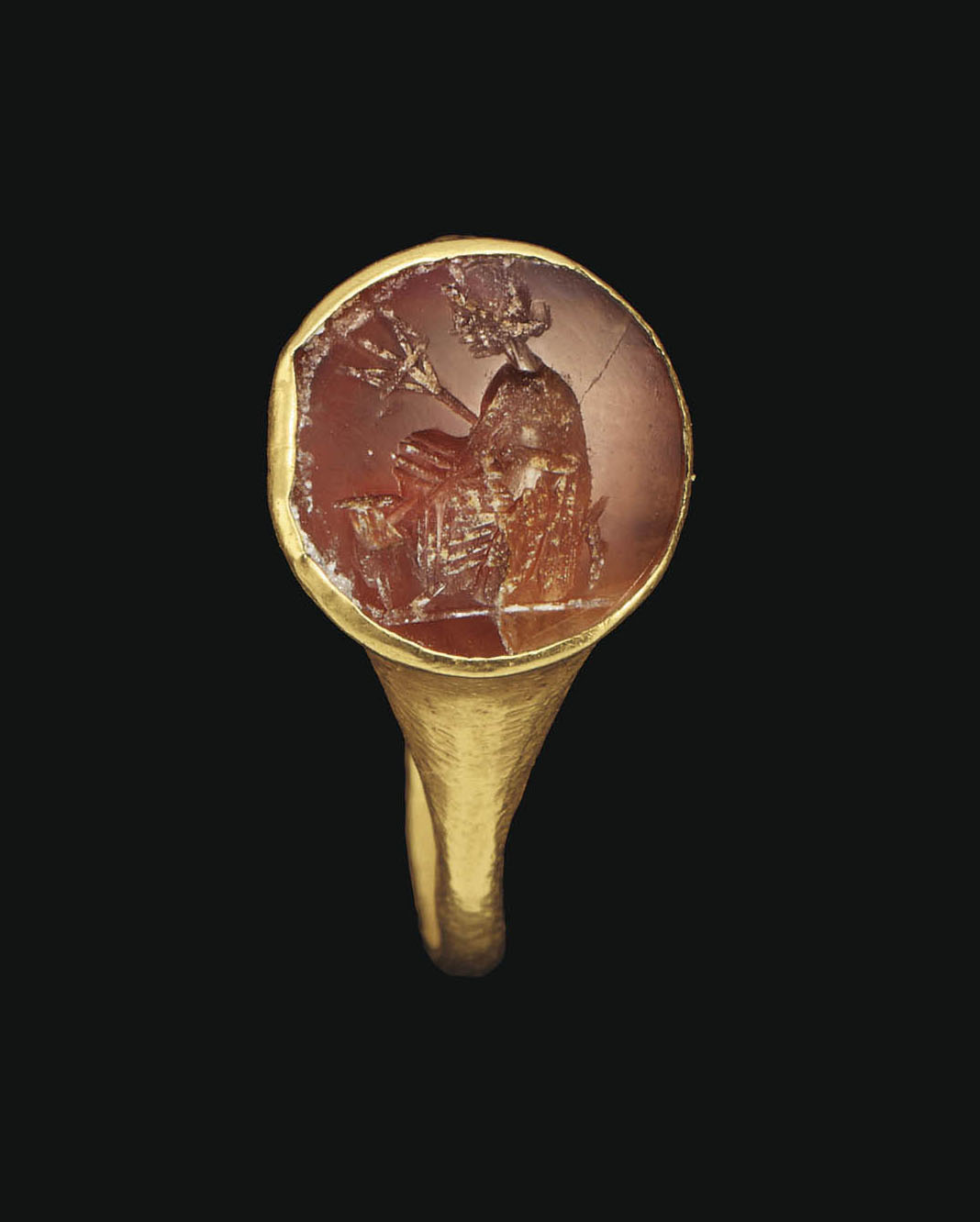 A GREEK SILVER FINGER RING , HELLENISTIC PERIOD, CIRCA 3RD-1ST CENTURY ...