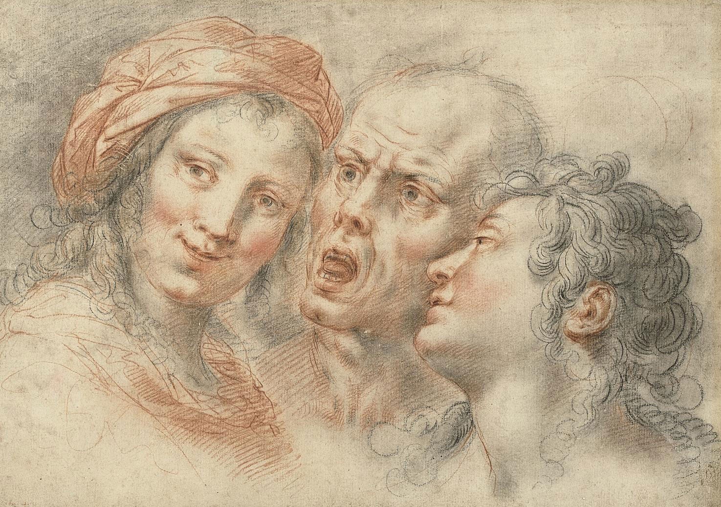 Circle of Giulio Cesare Procaccini (Bologna 1570-1625 Milan) , Three ...