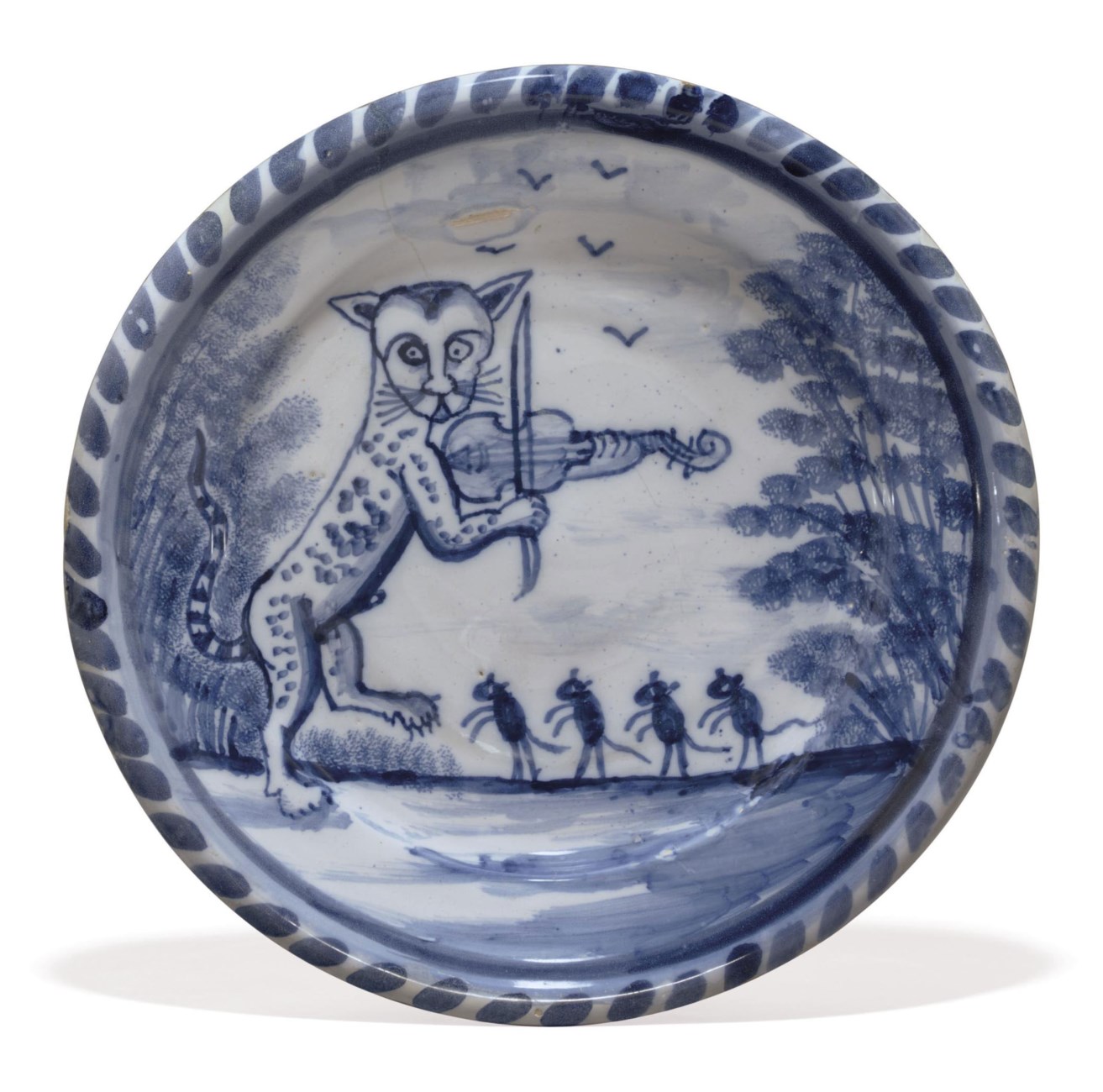A LONDON DELFT BLUE AND WHITE DISH , CIRCA 1720-1740, LAMBETH | Christie's