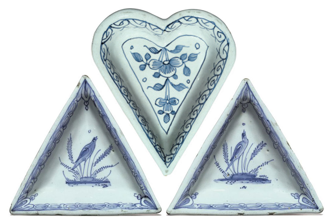 AN ENGLISH DELFT BLUE AND WHITE DISH , CIRCA 1750, PROBABLY LONDON ...