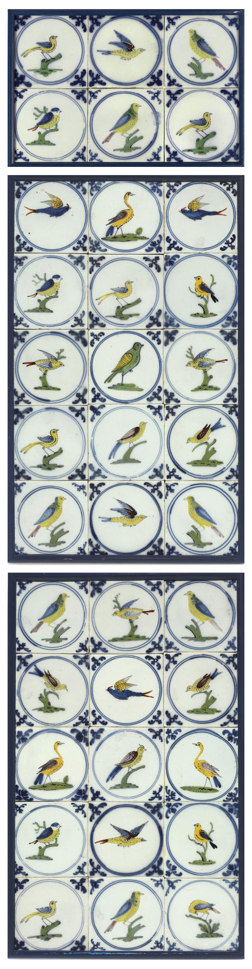 A LONDON DELFT YELLOW-GROUND PLATE , CIRCA 1745-1750, PROBABLY WILLIAM ...