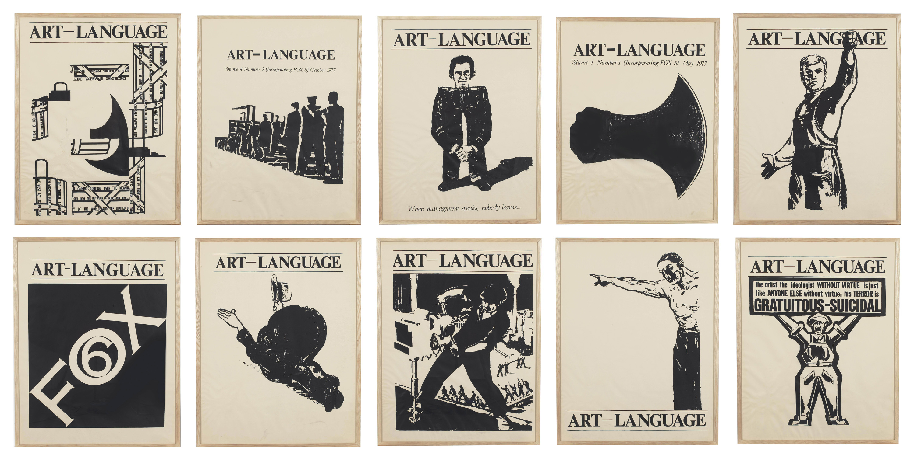 Art & Language (Active since 1967) , Untitled (Ten Posters) | Christie's
