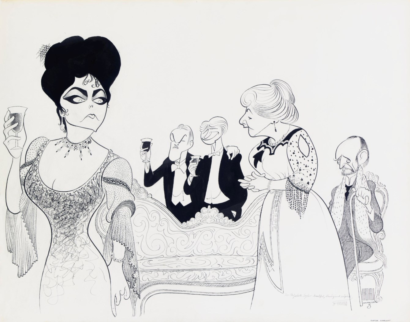 Albert Hirschfeld (1903-2003) , The Little Foxes | Christie's