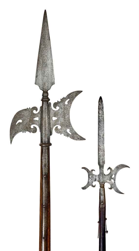 Deux hallebardes allemandes