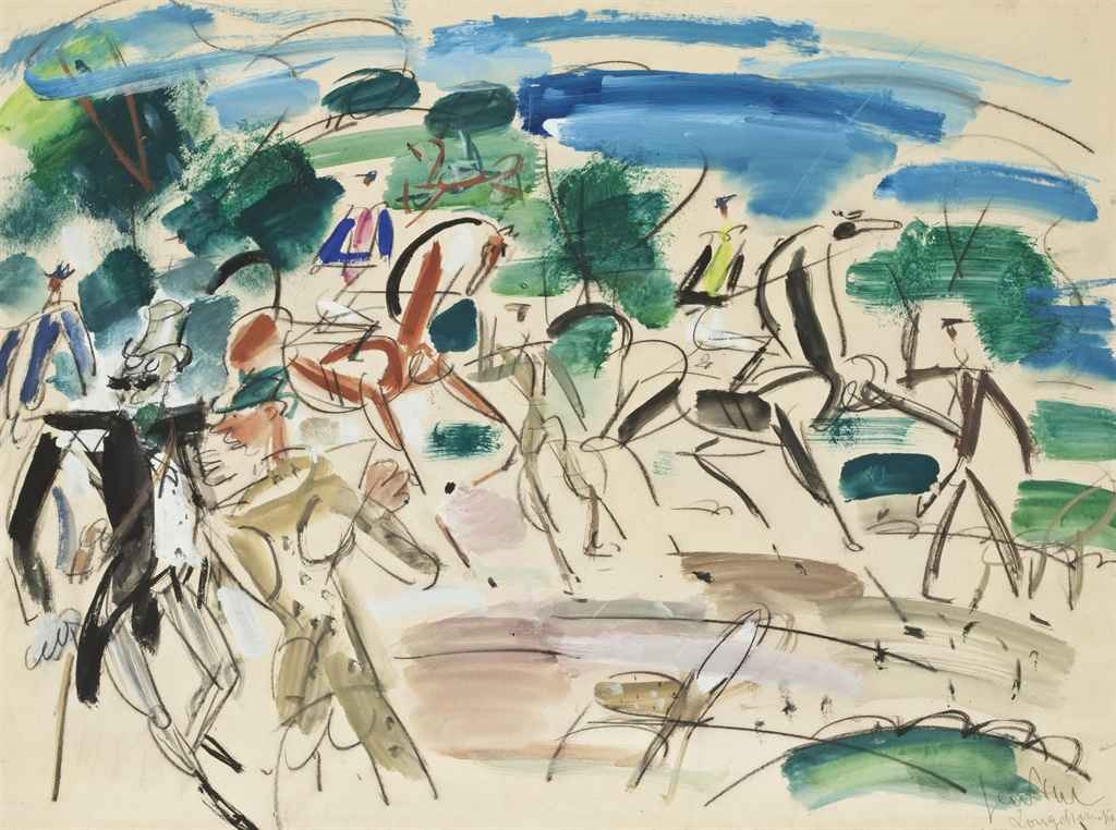 GEN PAUL (1895-1975) , Les courses à Longchamps | Christie's