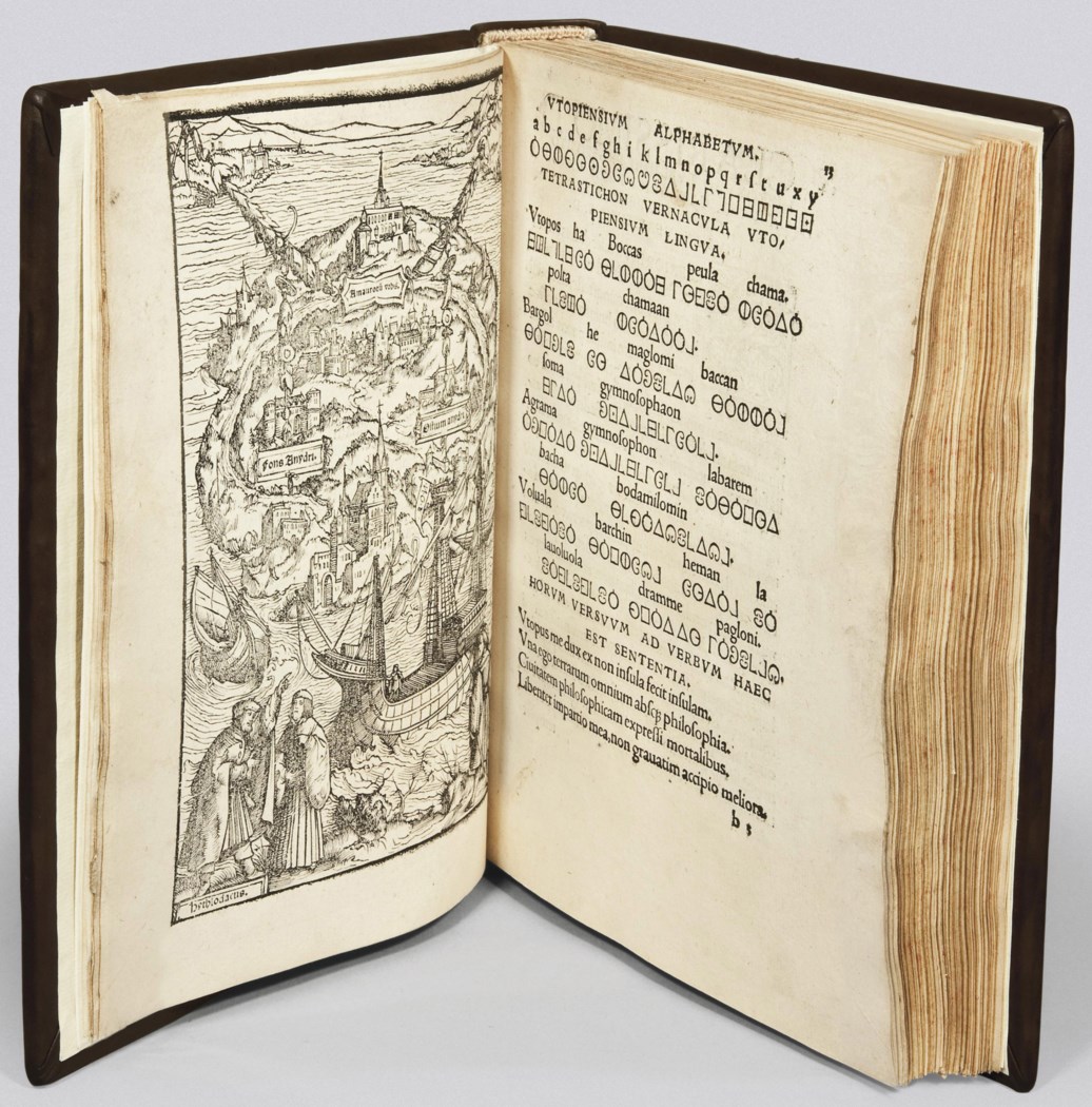 MORE, Thomas (1478-1535). De Optimo reip. statu, deque nova Insula ...