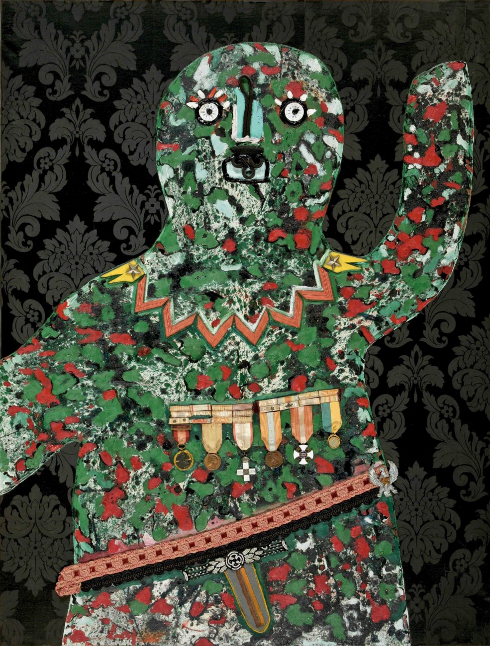 ENRICO BAJ (1924-2003) , Generale rosso | Christie's