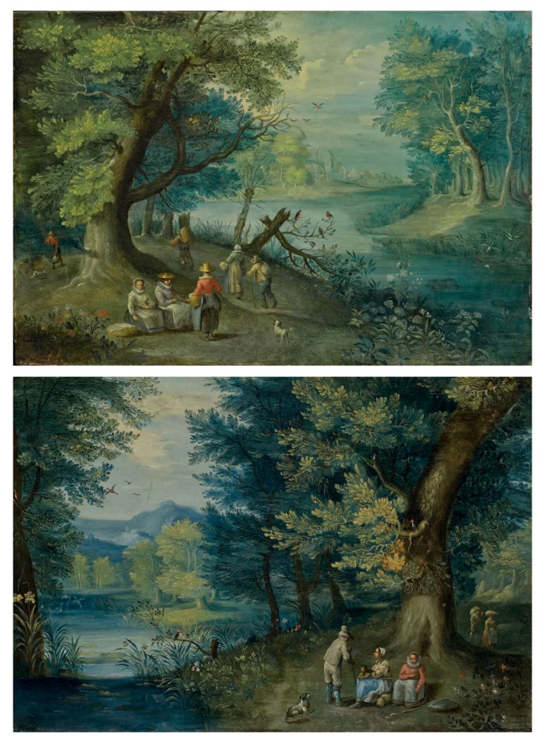 ATTRIBUE A ANTON MIROU (ANVERS VERS 1580-1652) , Personnages se ...