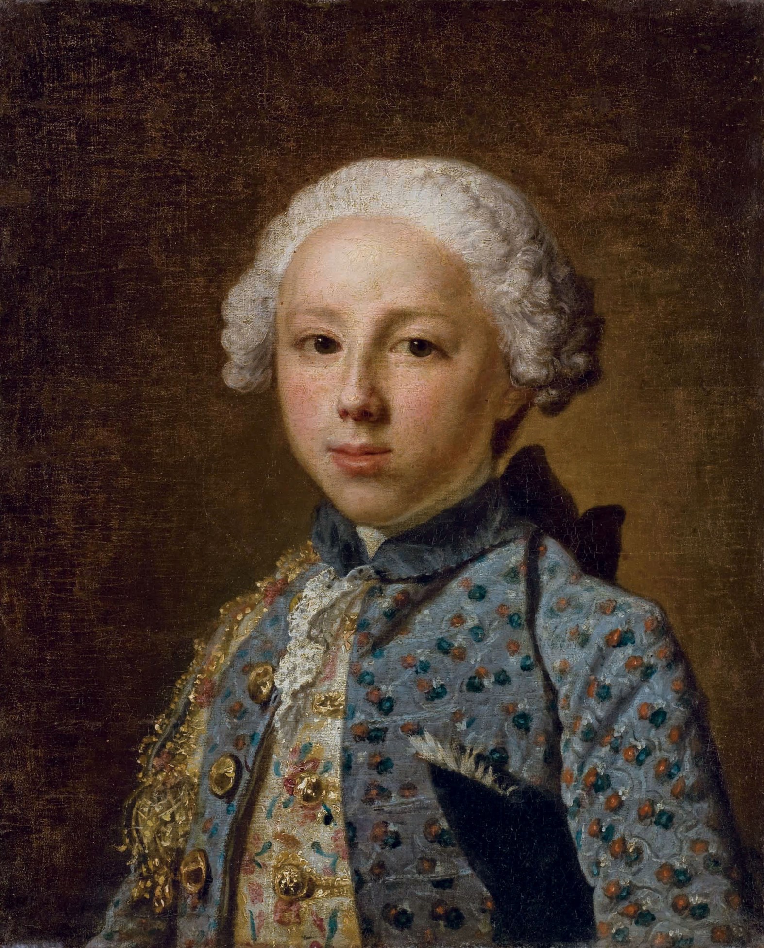 JACQUES-ANDRE-JOSPEH AVED (DOUAI 1702-1766 PARIS) , Portrait d'un jeune ...