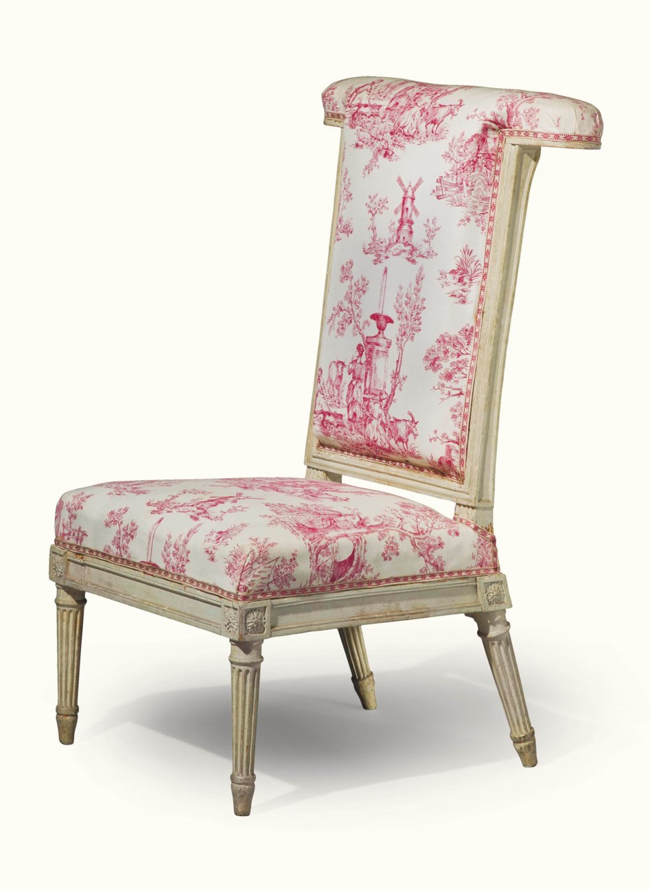 CHAISE PONTEUSE ROYALE D'EPOQUE LOUIS XVI