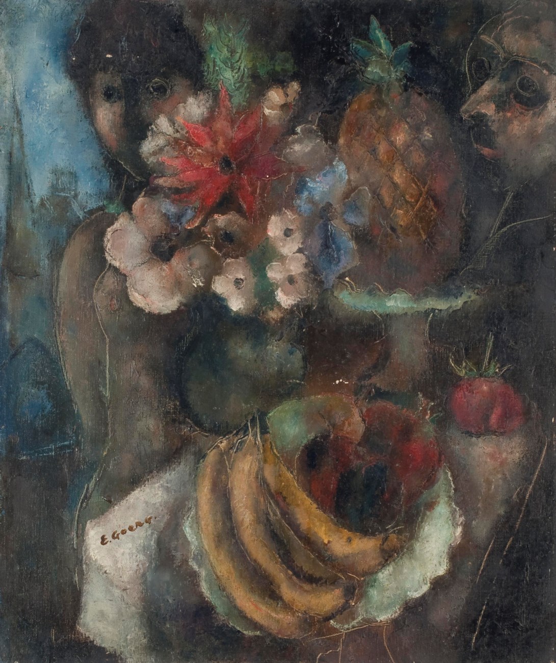 ÉDOUARD JOSEPH GOERG (1893-1969) , Fleurs et fruits | Christie's
