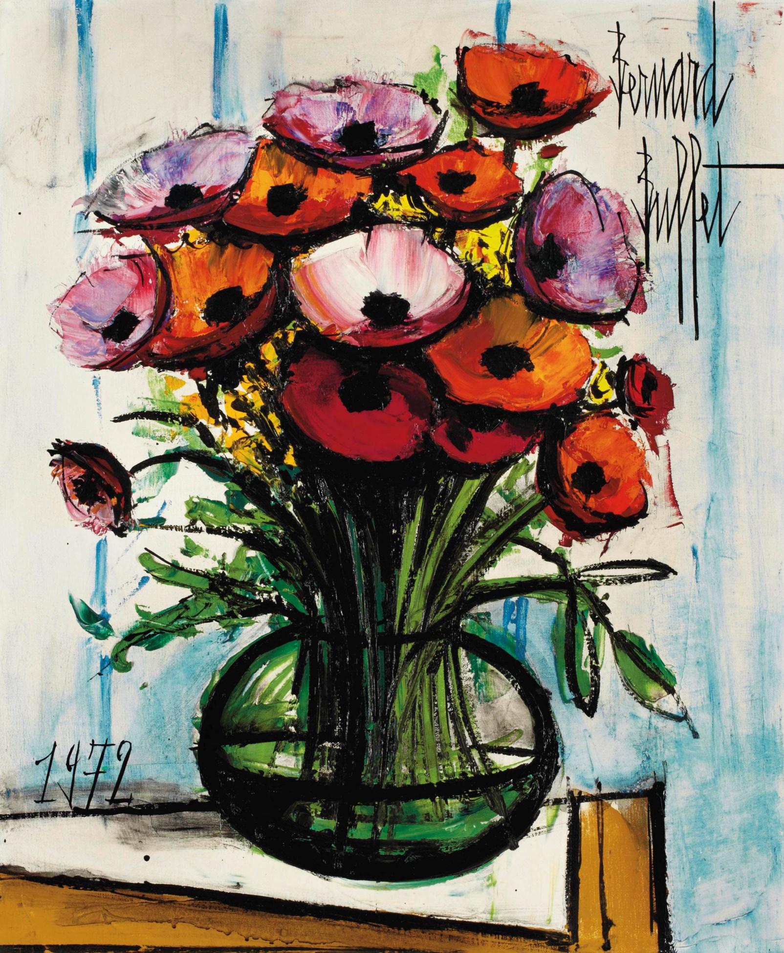 BERNARD BUFFET (1928-1999) , Les anémones | Christie's