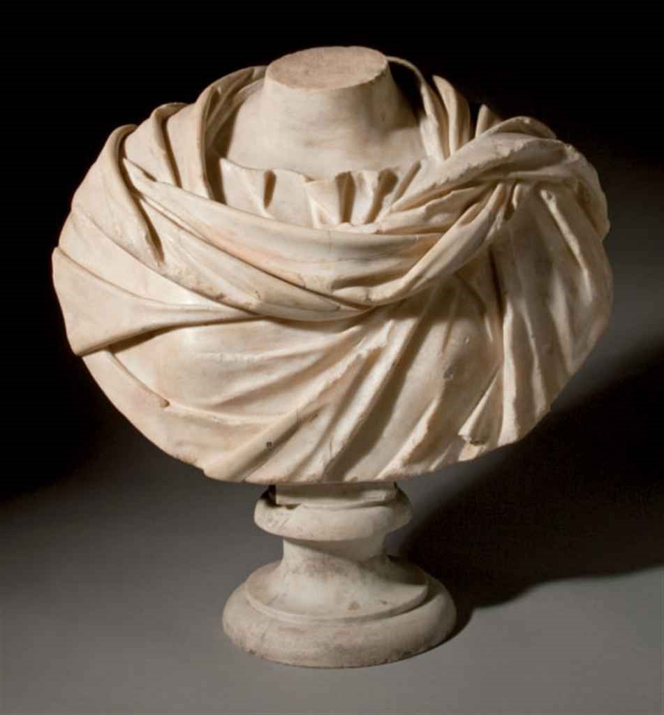 BUSTE FEMININ ACEPHALE EN MARBRE BLANC , ROMAIN, IER-IIEME SIECLE APRES ...