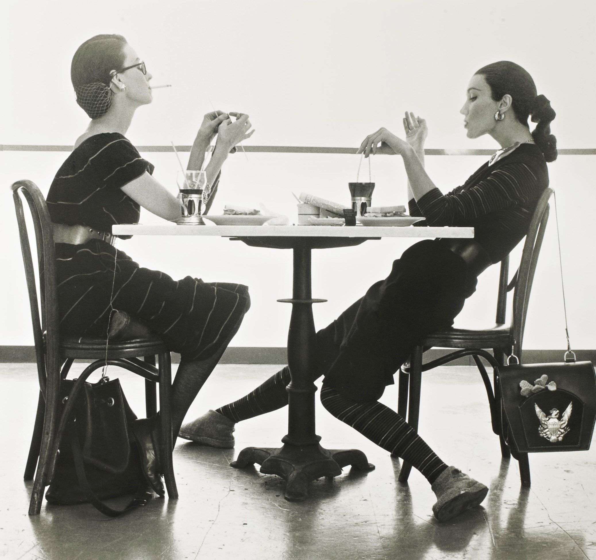 IRVING PENN (1917-2009) , Women in Wartime (Dorian Leigh and Evelyn ...