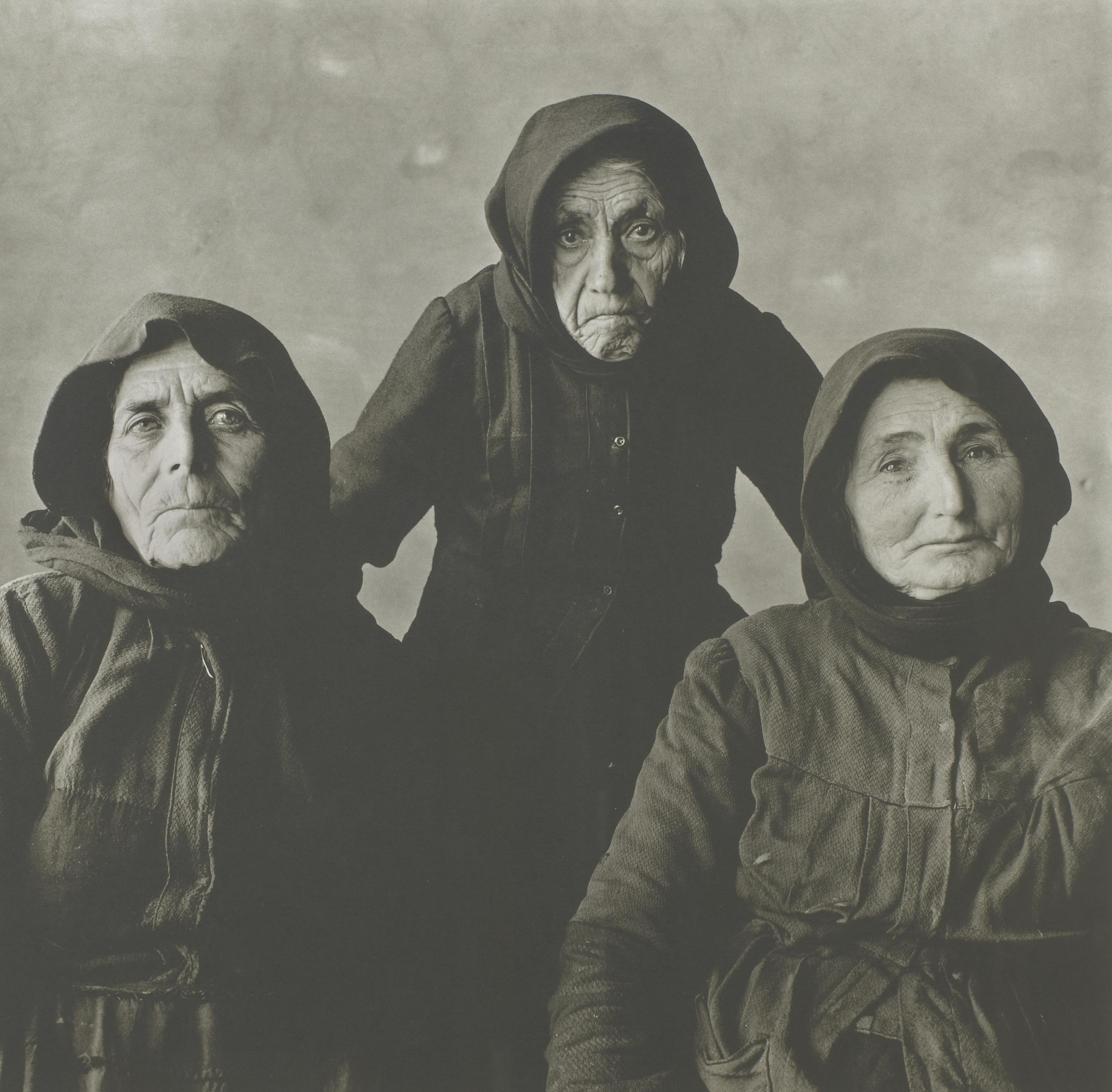 IRVING PENN (1917-2009) , Women in Wartime (Dorian Leigh and Evelyn ...