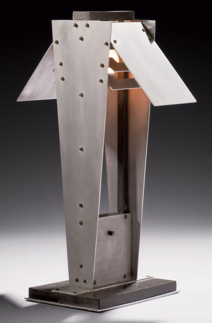 JACQUES LE CHEVALLIER (1896-1987) ET RENÉ KOECHLIN (1866-1951) , LAMPE ...
