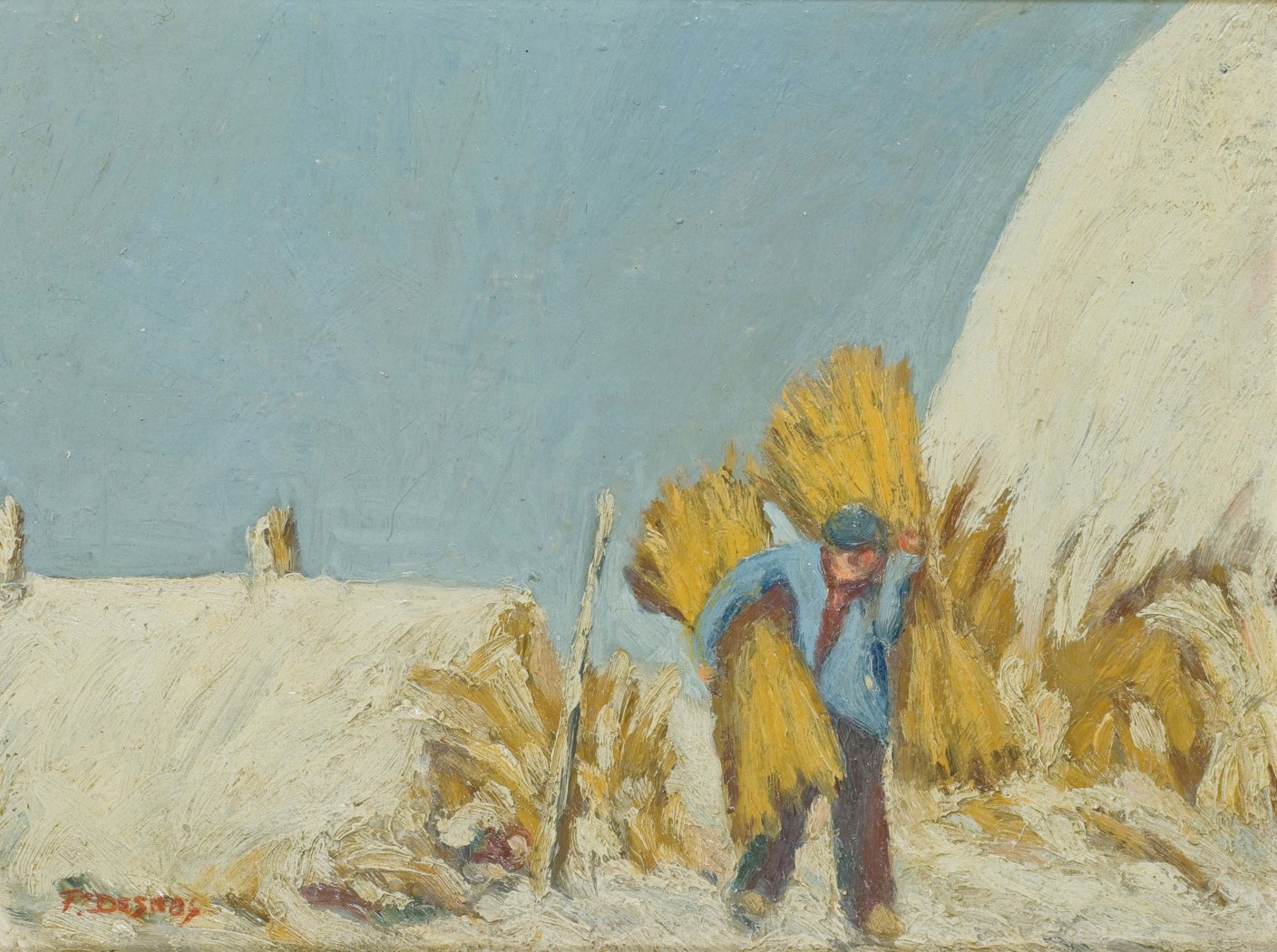 FERDINAND DESNOS (1901-1958) , LA CAMPAGNE SOUS LA NEIGE | Christie's