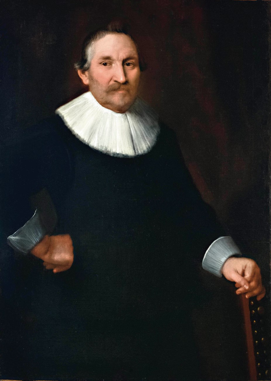 Attribuito a Thomas De Keyser (Amsterdam 1596-1667) , Ritratto maschile ...