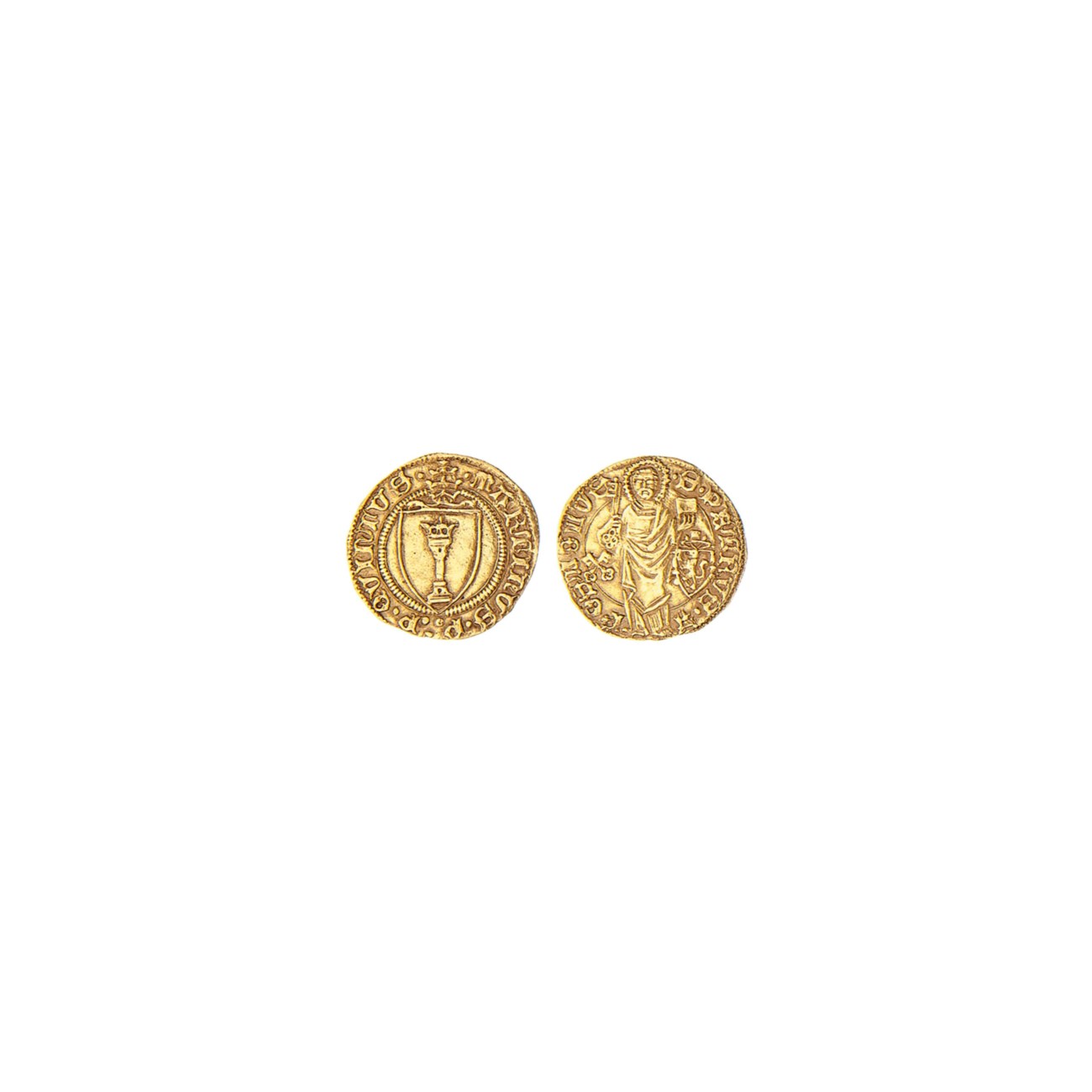 Martino V, Oddone Colonna (1417-31), Ducato Papale (Bolognino d'oro ...