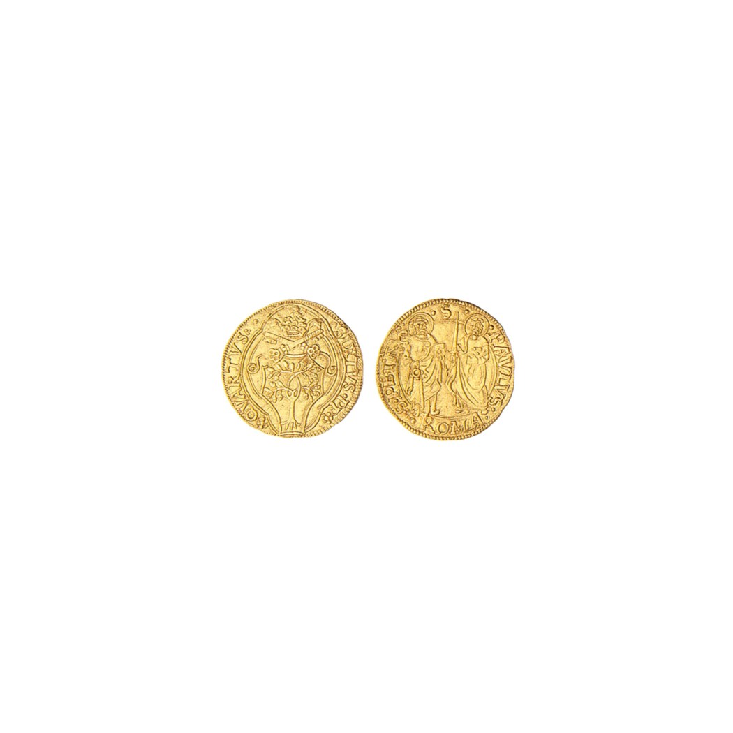 Sisto IV, Francesco della Rovere (1471-84), Ducato Papale, AV 3.495g ...