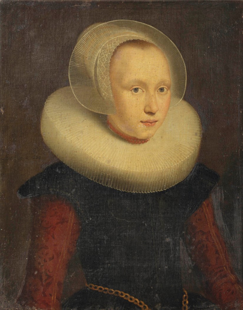 North Netherlandish School, 1620 , Portrait of a thirteen year old girl ...