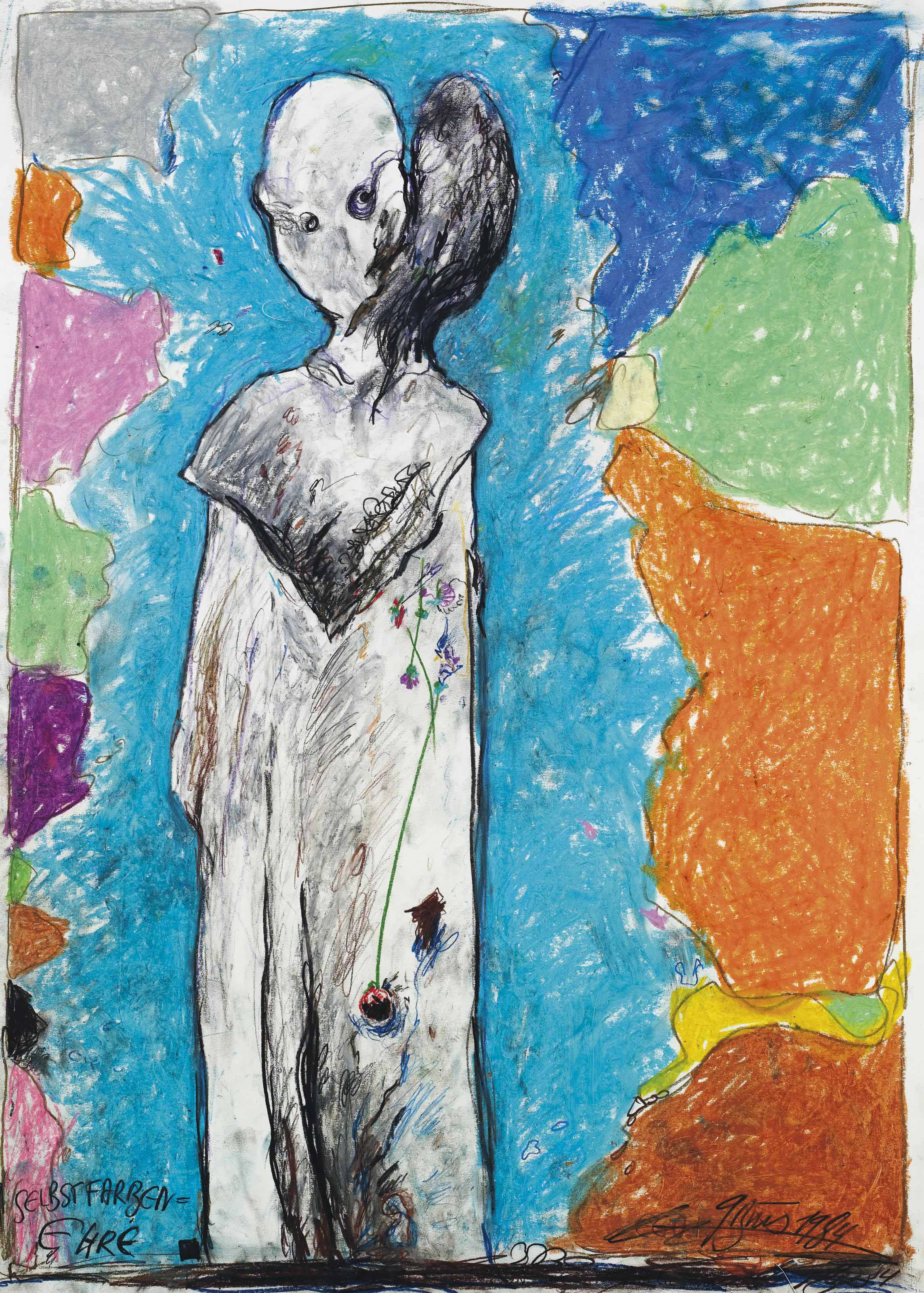 Günter Brus (b. 1938) , Selbsfarben Ehre | Christie's