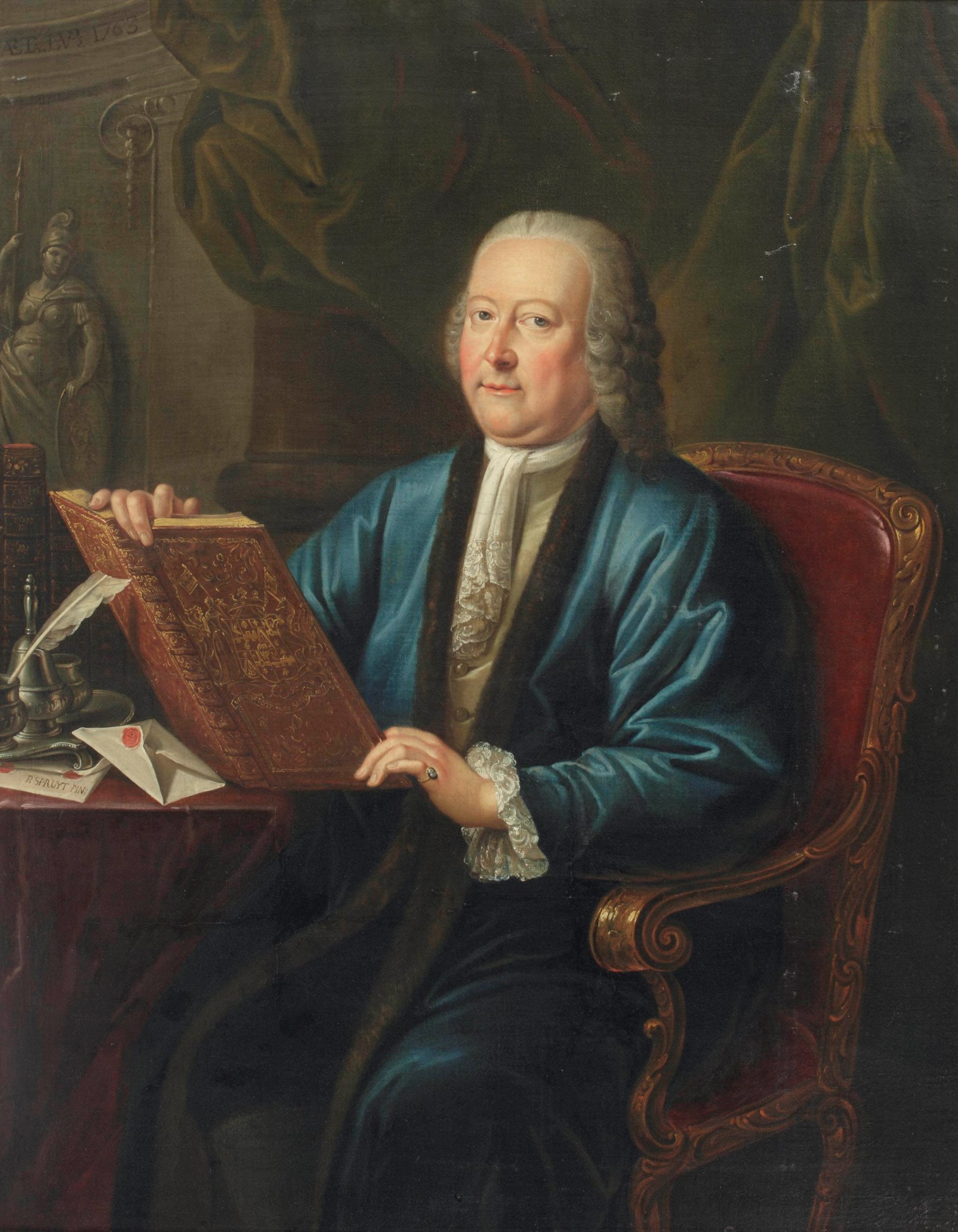 Philipe Lambert Joseph Spruyt (Ghent 1727-1801) , Portrait of Johan ...