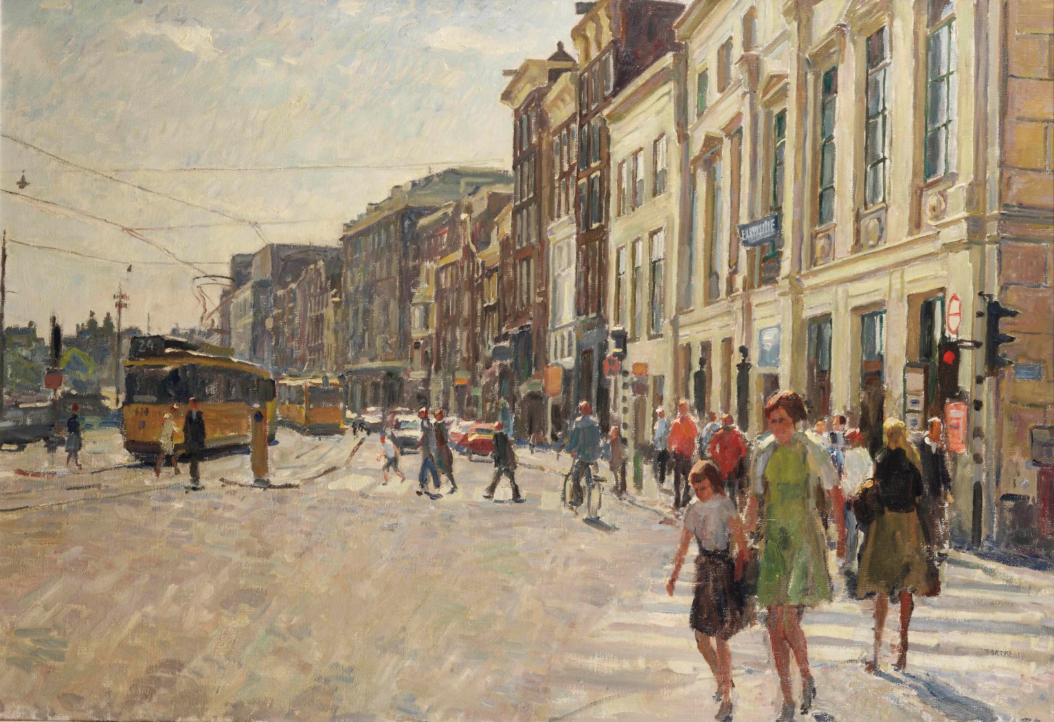 Piet van Boxel (1912-2001) , View of the Rokin, Amsterdam | Christie's