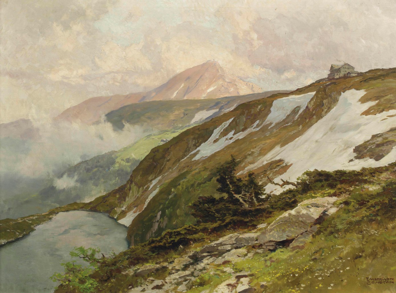 Edward Harrison Compton (1881-1960) , Prinz-Heinrich-Baude, with the ...