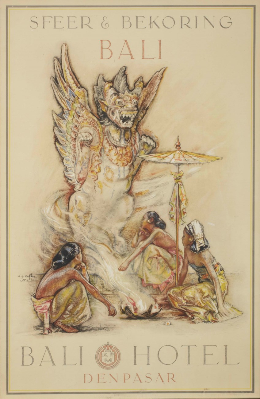 Willem Gerard Hofker (1902-1981) , Gratie & Charme Bali - Bali Hotel Den Pasar | Christie's