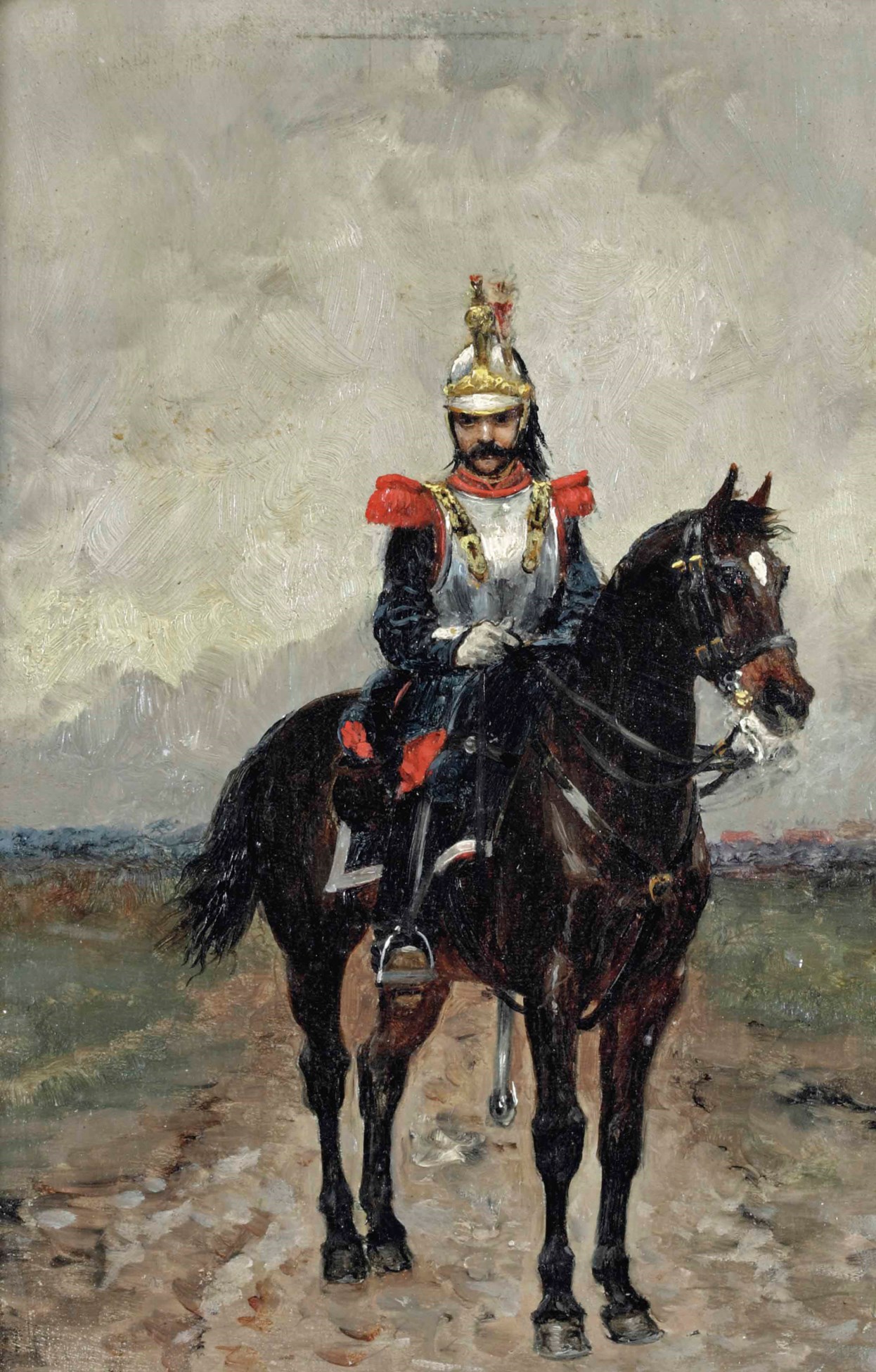 Ernest Meissonier (Lyon 1815-1891 Paris) , A French cuirassier | Christie's