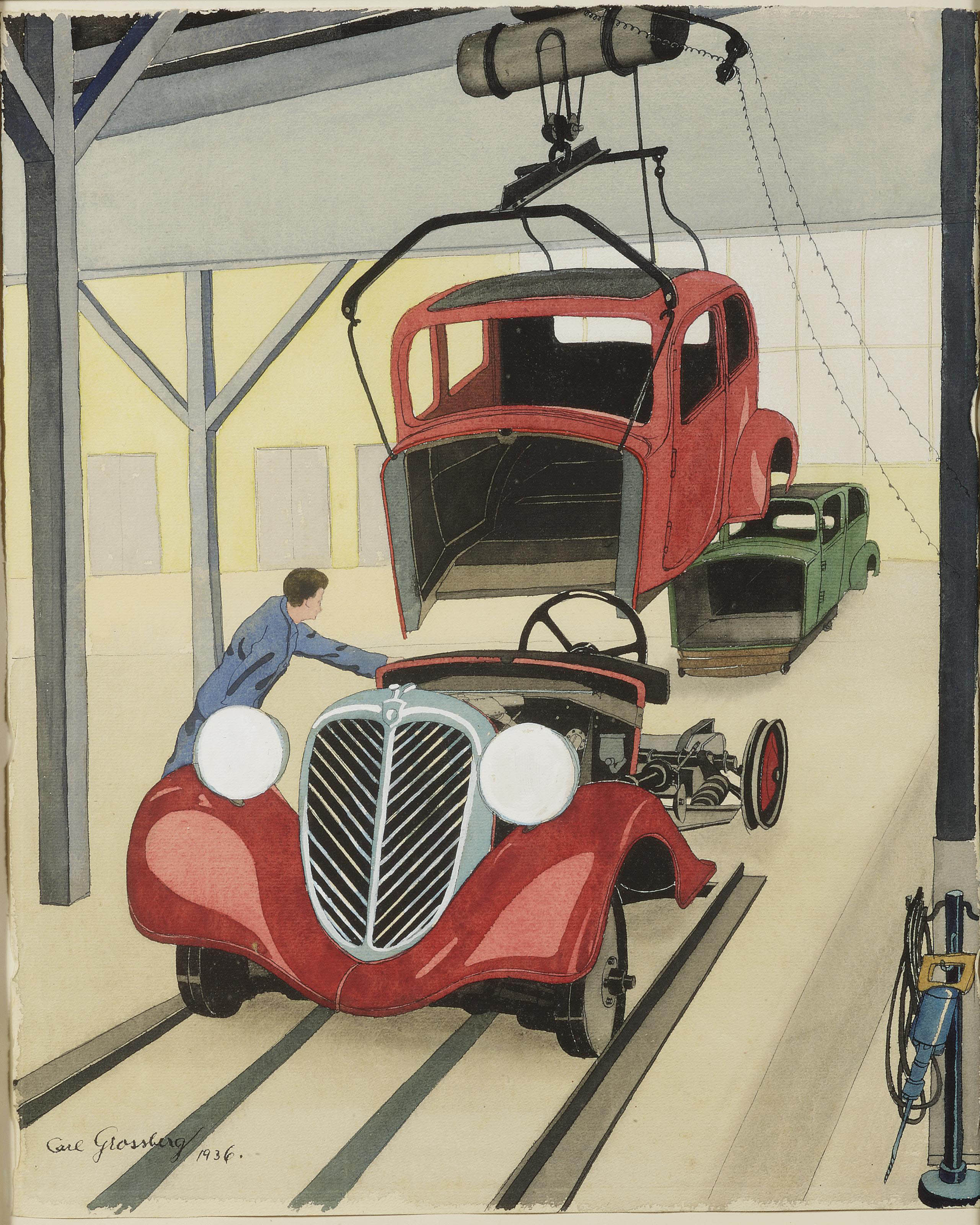 Carl Grossberg (1894-1940) , Automobilwerk | Christie's