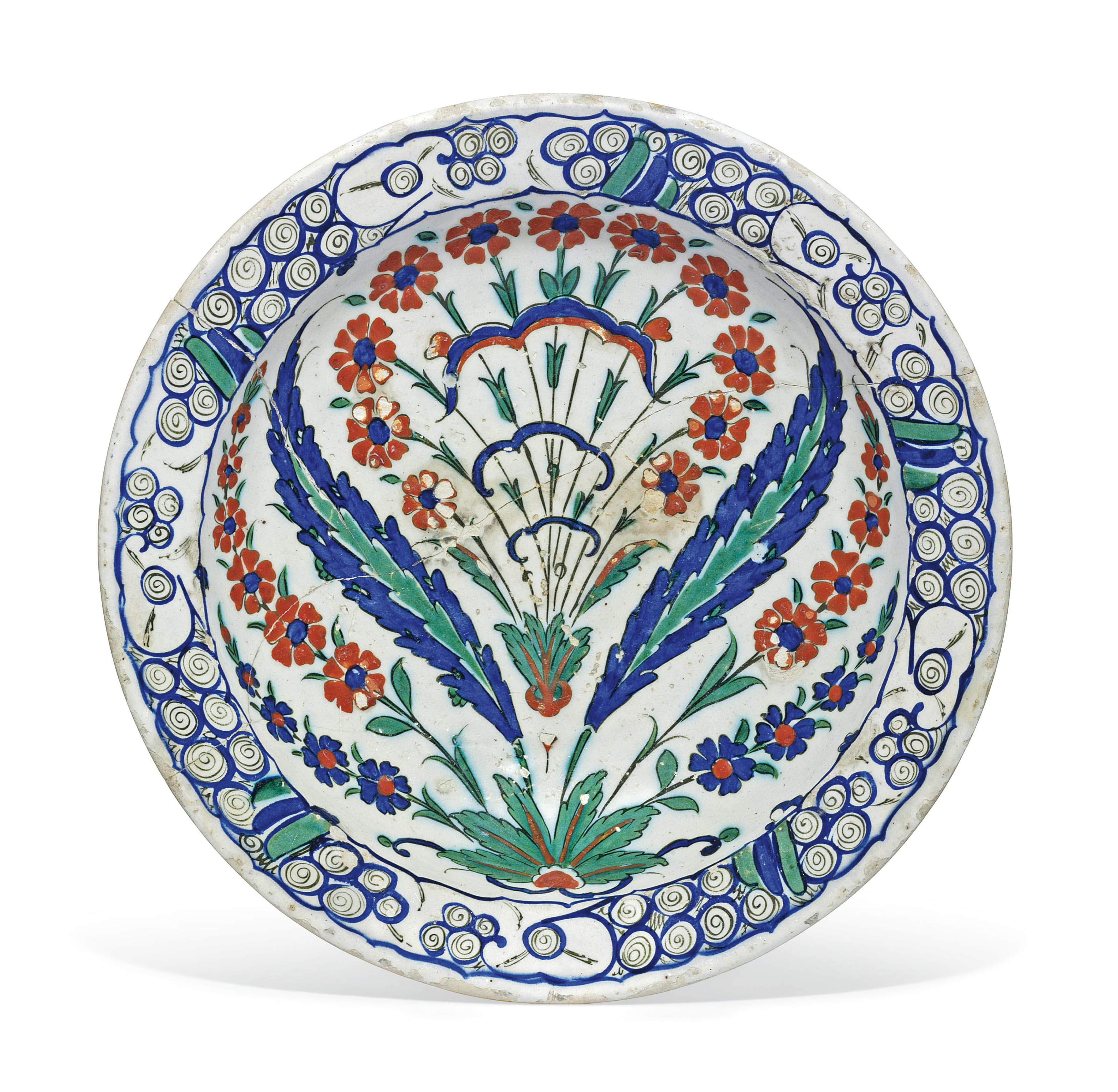 AN IZNIK POTTERY JUG , OTTOMAN TURKEY, CIRCA 1580 | Christie's