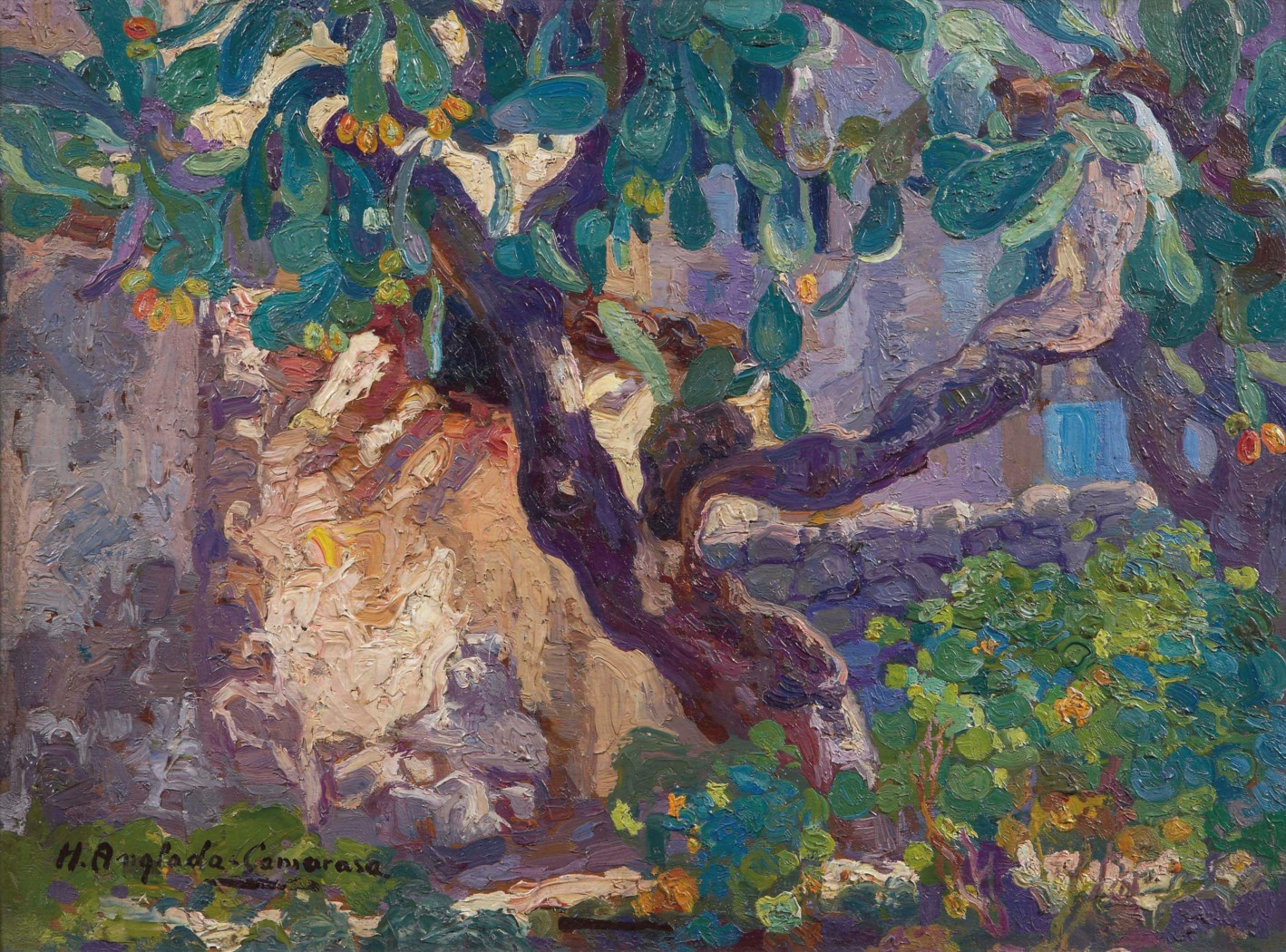 Hermenegildo Anglada Camarasa (Spanish, 1872-1959) , La Chumbera ...