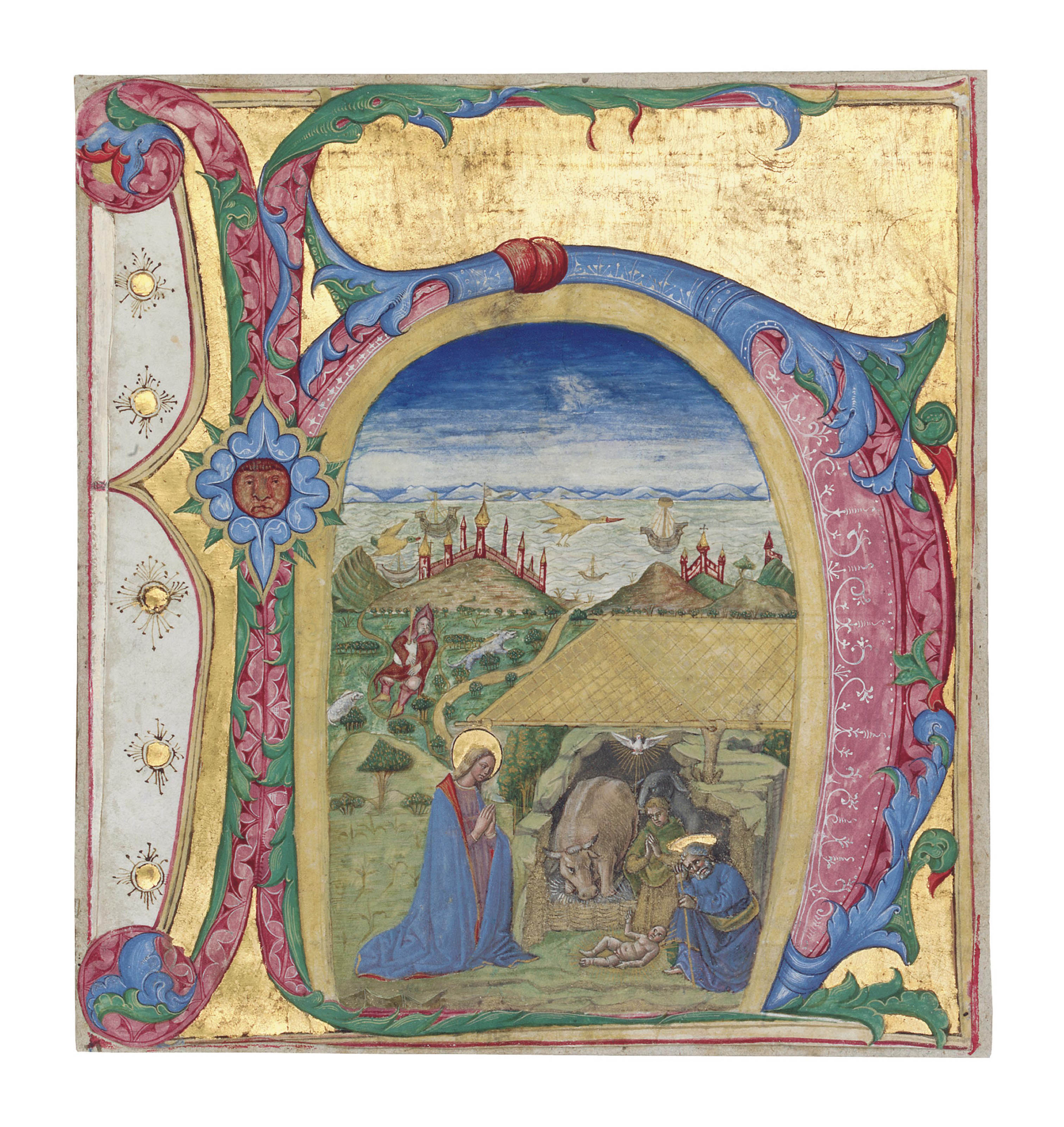 Medieval Illuminated Letters H