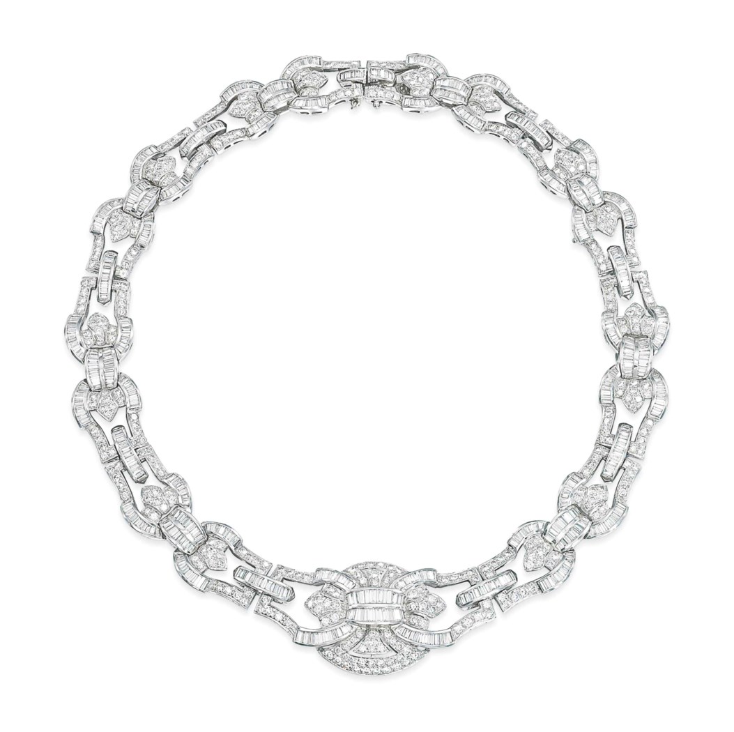 A DIAMOND COLLAR NECKLACE | Christie's