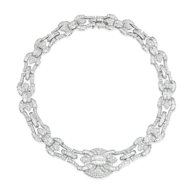A DIAMOND COLLAR NECKLACE | Christie's