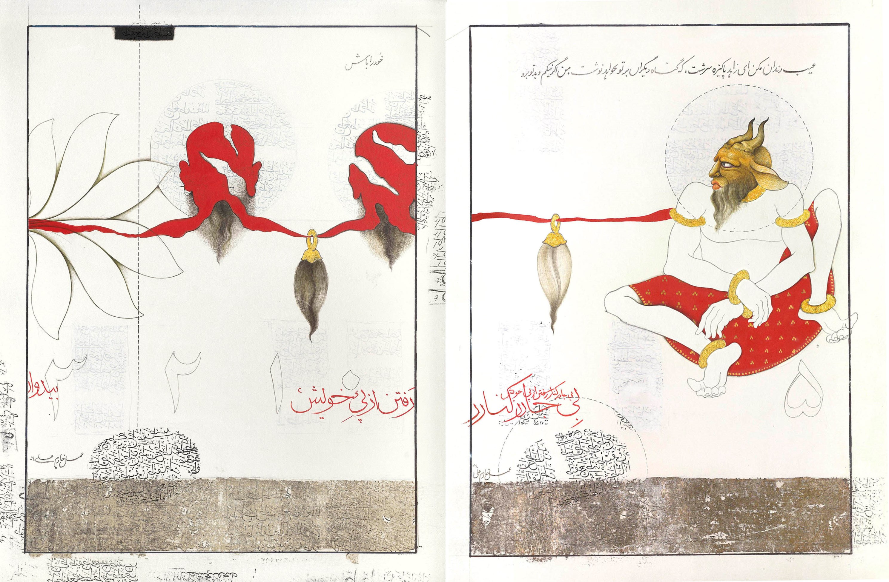 KHADIM ALI (B. 1978) , Untitled (Rustam Series) | Christie's