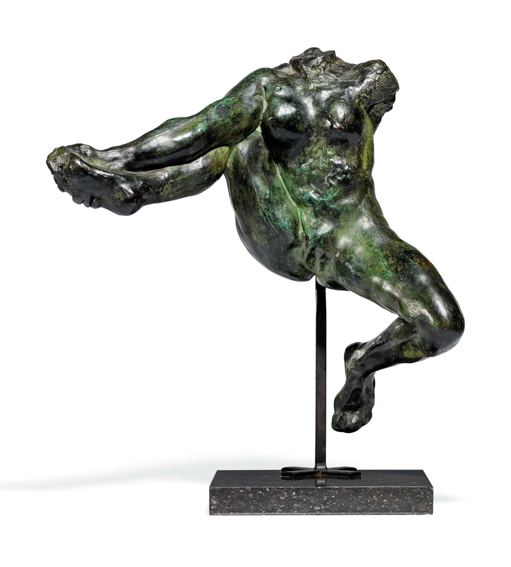 Auguste Rodin (1840-1917) , Iris, messagère des dieux, étude sans tête ...