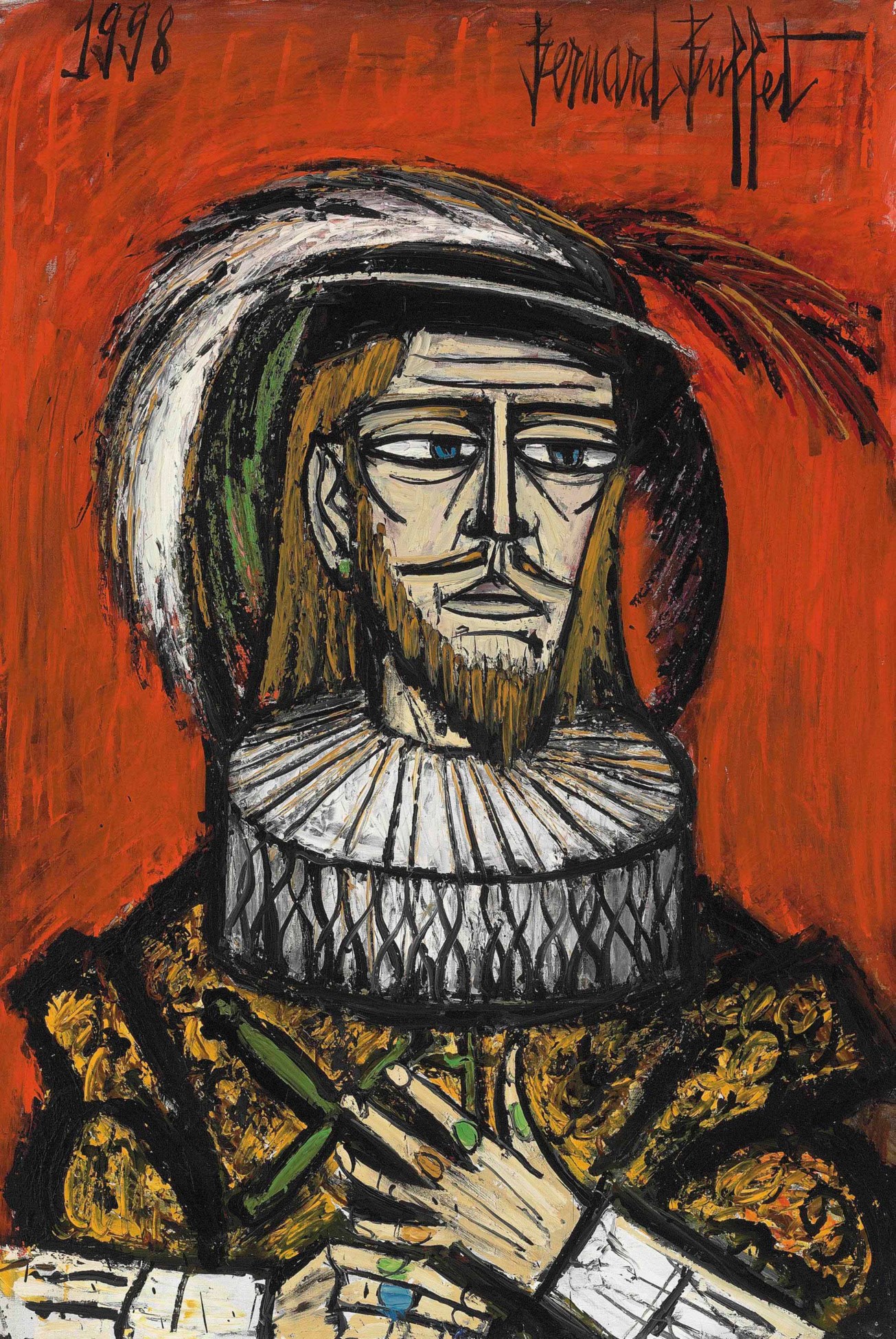 Bernard Buffet (1928-1999) , Chevalier d'Henri III | Christie's