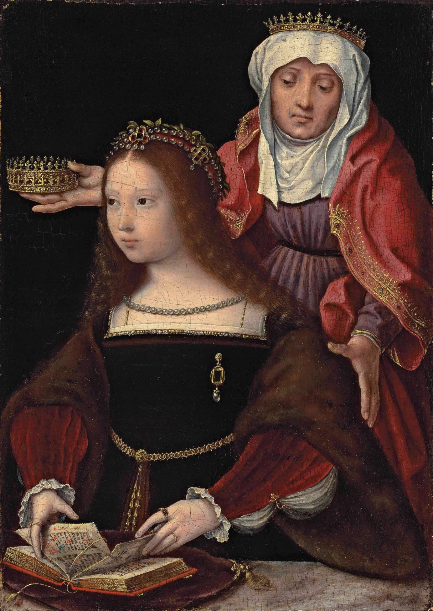 Flemish School, circa 1520 , Portrait of a lady, possibly Isabella of ...