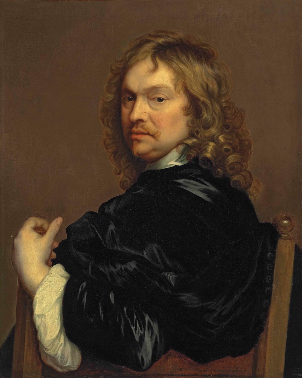 Adriaen Hanneman (The Hague c. 1604-1671) , Portrait of the artist ...