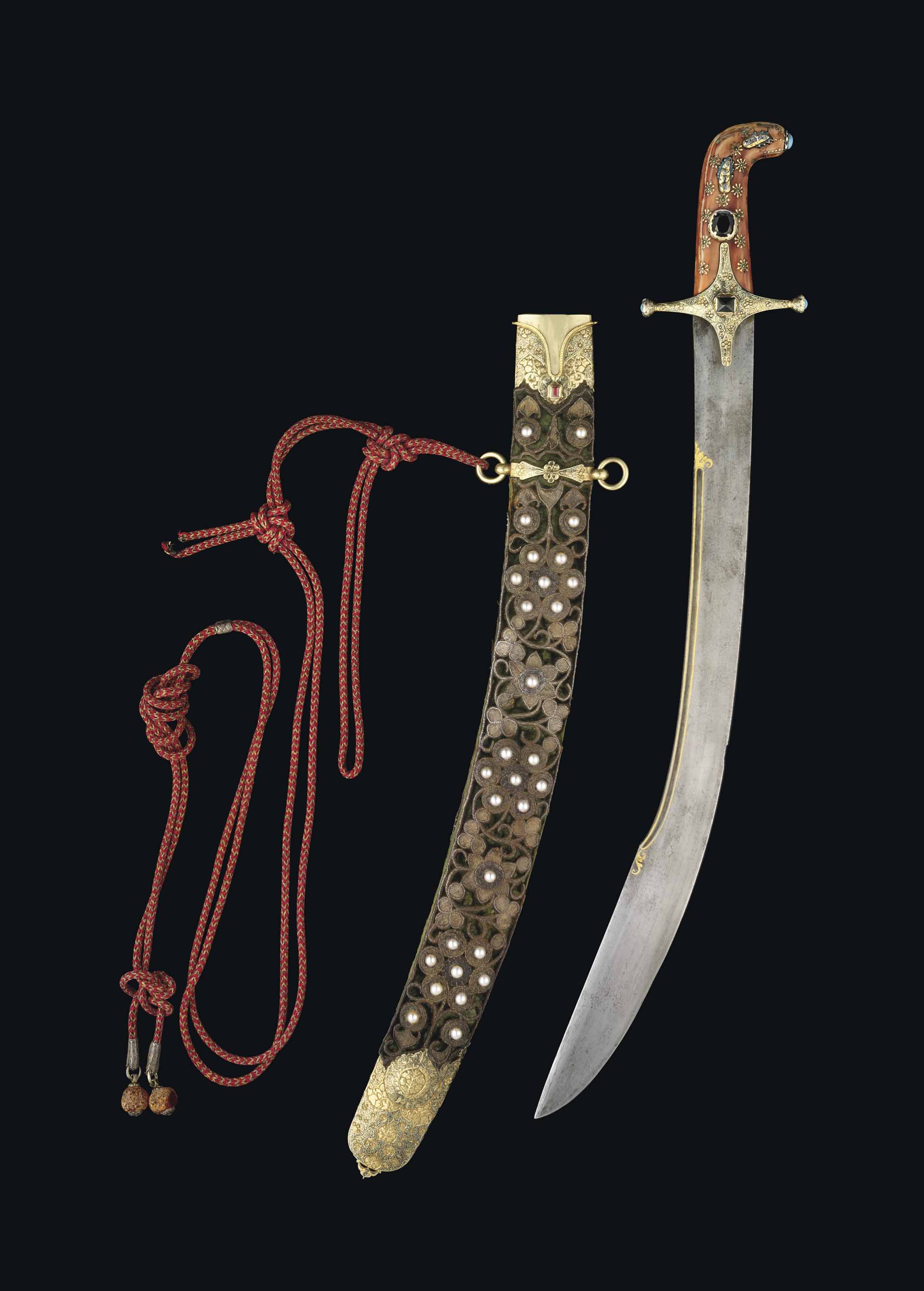 AN OTTOMAN CHILD'S SWORD , SIGNED DAWUD, OTTOMAN TURKEY, 17TH CENTURY ...