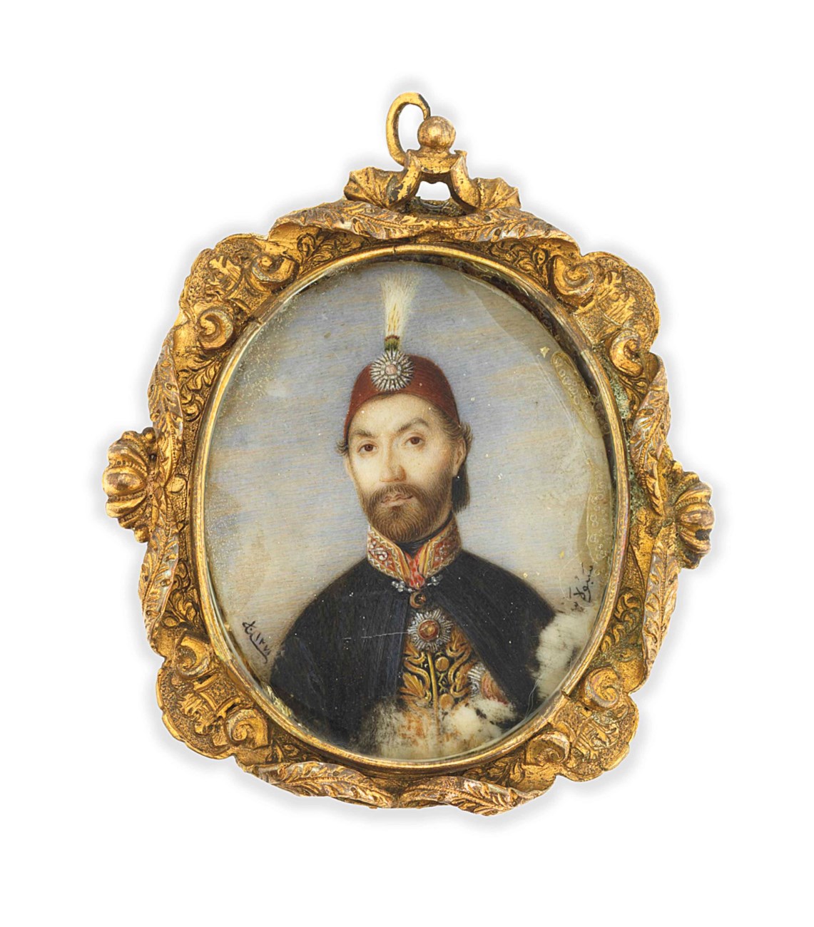 A MINIATURE PORTRAIT OF ABDÜLMECID I , ATTRIBUTABLE TO SEBUH MANAS ...