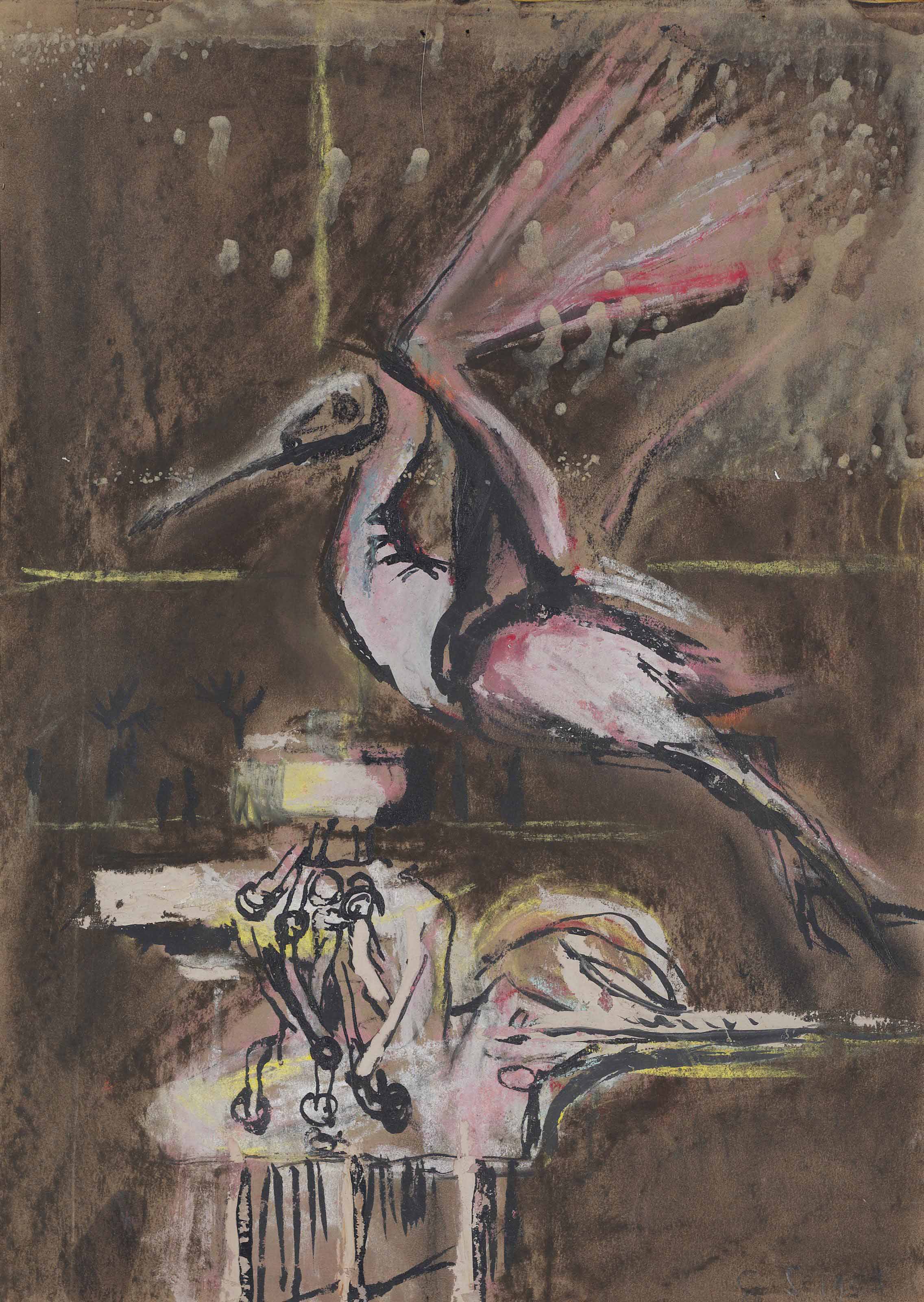 Graham Sutherland, O.M. (1903-1980) , The pink bird | Christie's