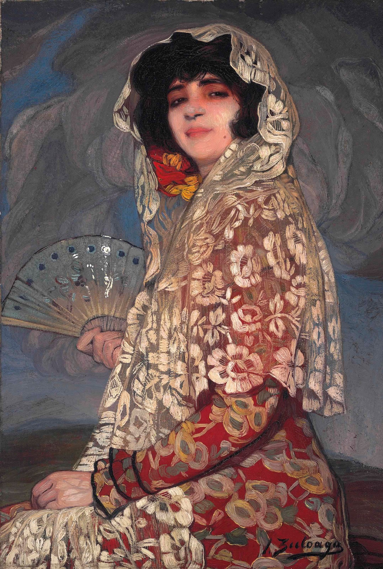 Ignacío Zuloaga y Zabaleta (Spanish, 1870-1945) , Prima Candída | Christie's