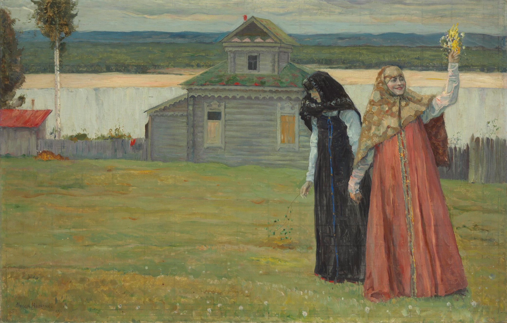 Mikhail Nesterov (1862-1942) , Two Sisters | Christie's