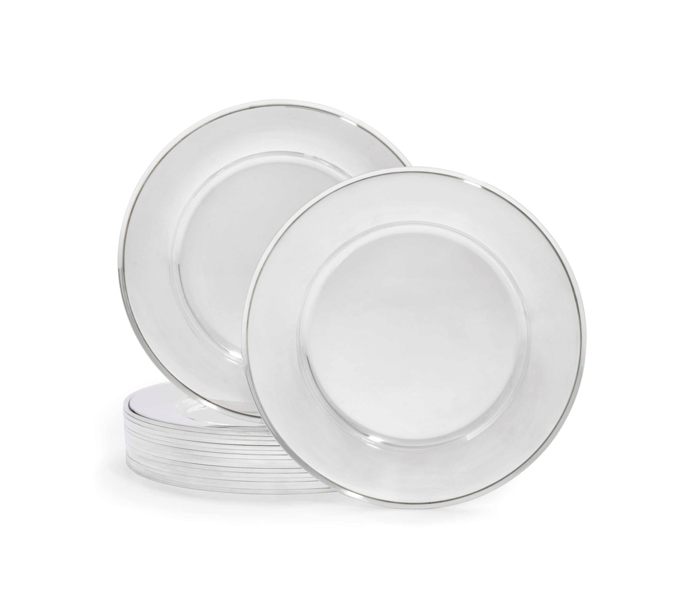 A SET OF SIXTEEN DANISH DINNER-PLATES , MARK OF GEORG JENSEN ...